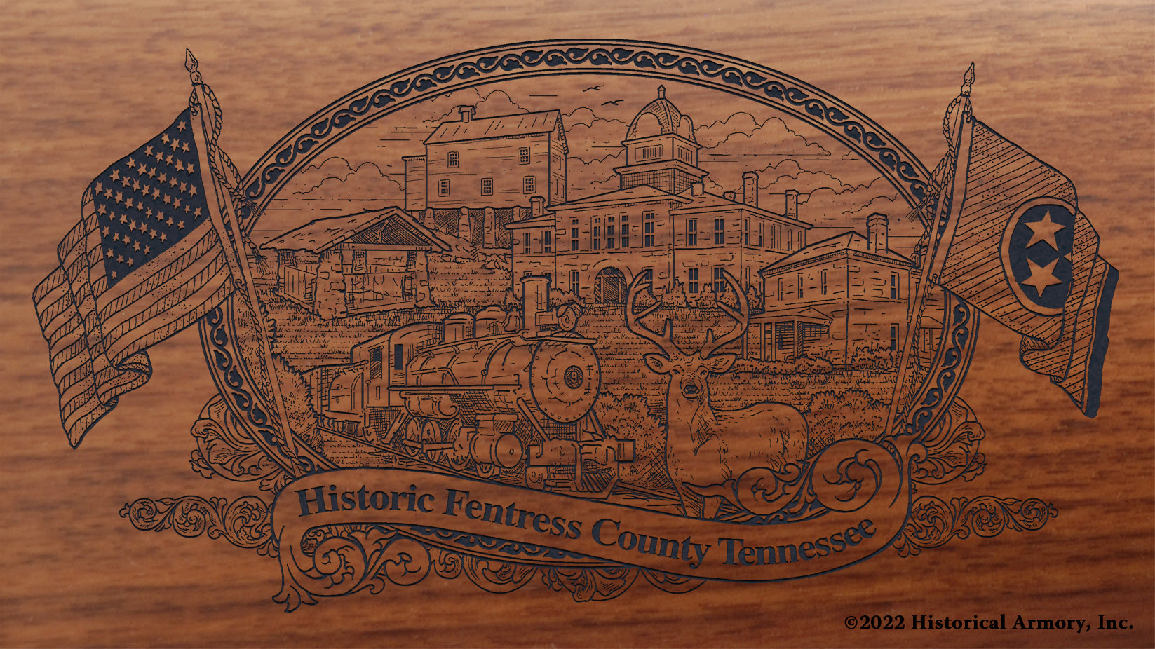 Fentress County Tennessee Engraved Rifle – Historical Armory