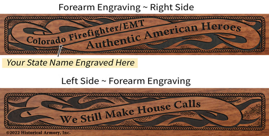 Firefighter/EMT Special Limited Edition Engraved Rifle | Historical Armory