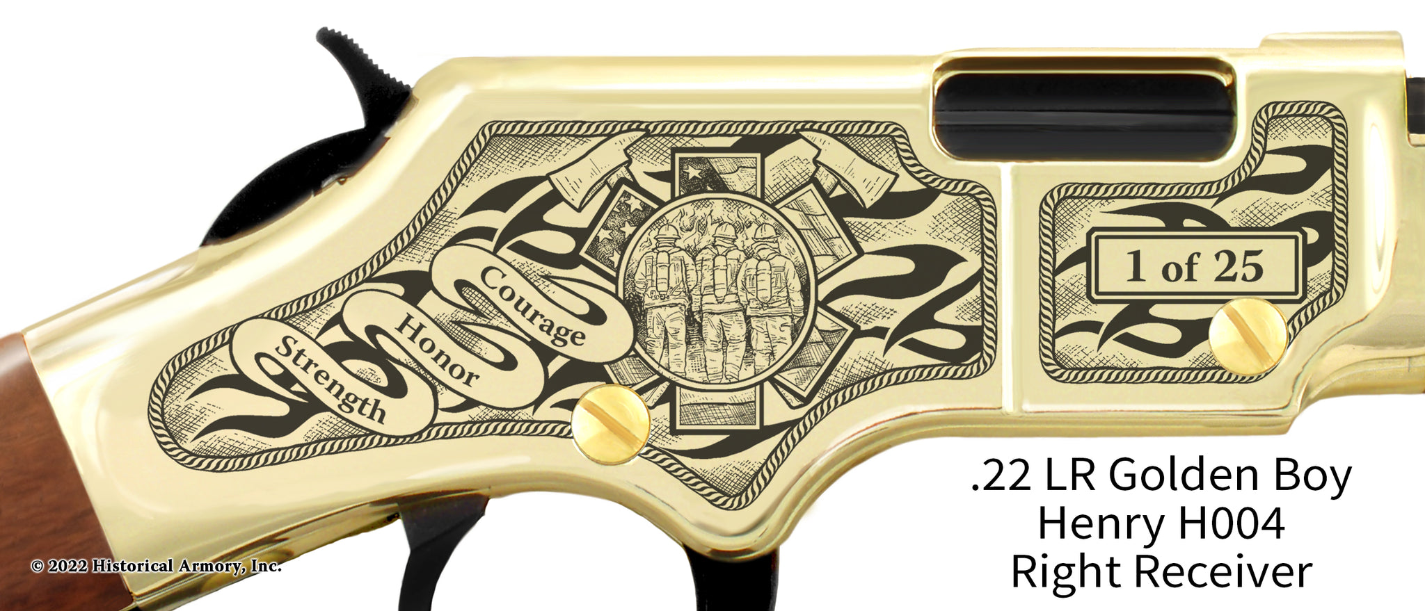 Firefighter/EMT Special Limited Edition Engraved Rifle | Historical Armory