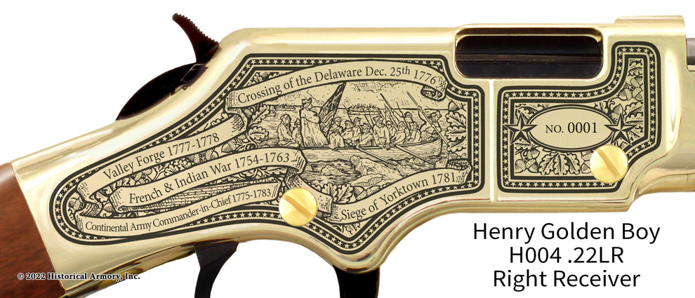 George Washington Limited Edition Engraved Rifle – Historical Armory