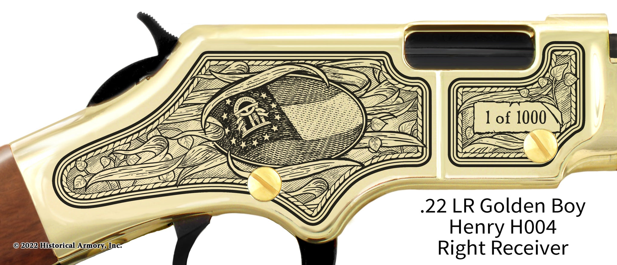 Georgia State Agricultural Heritage Engraved Rifle – Historical Armory