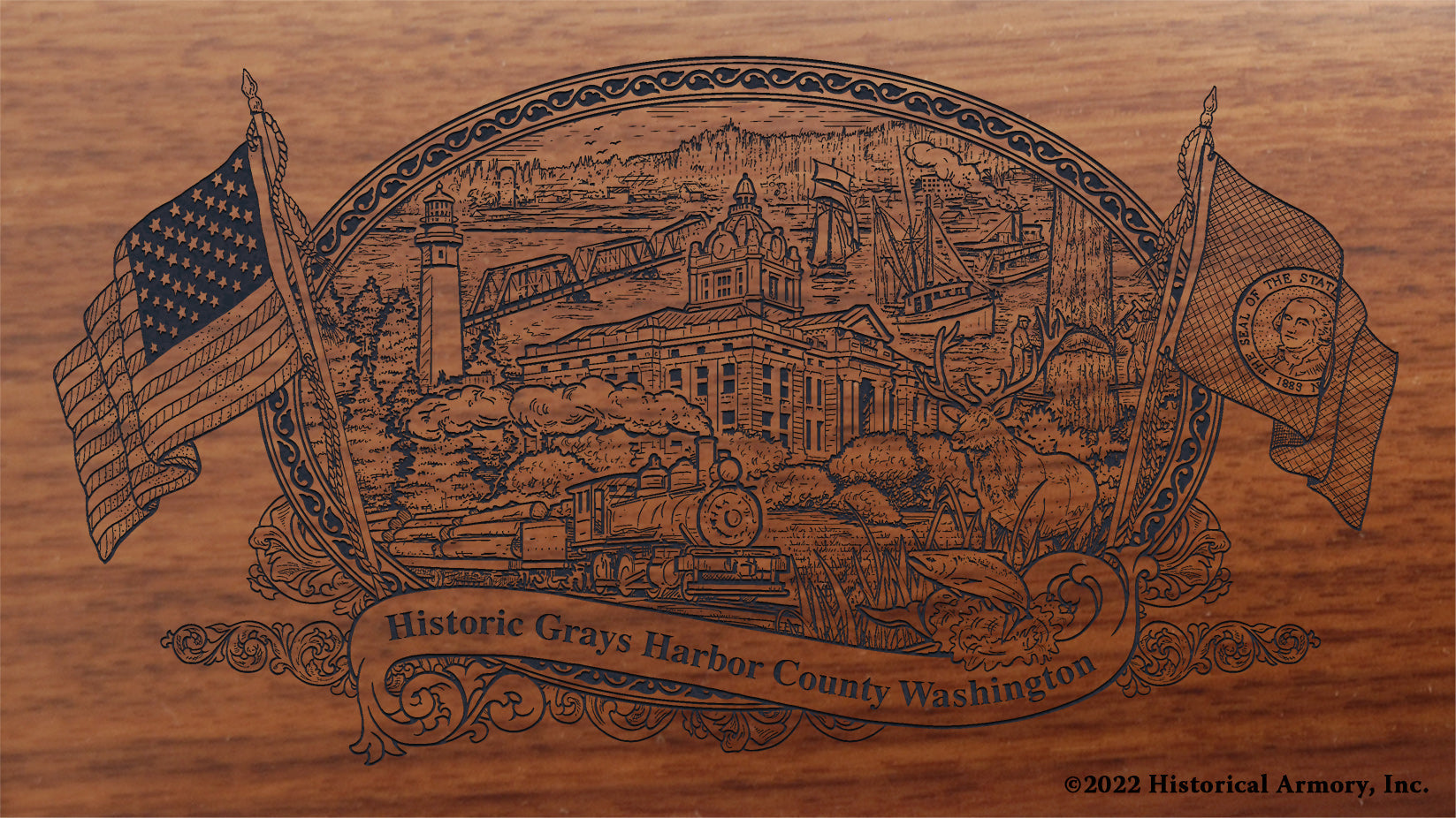 Washington County History Engraved Henry Rifles | Historical Armory