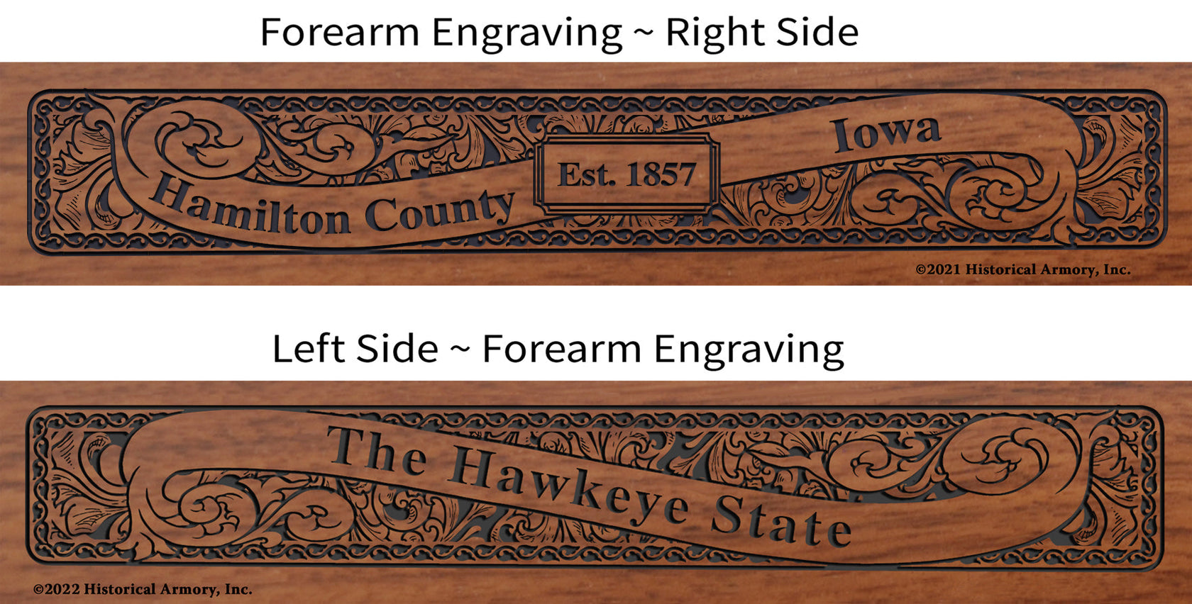 Hamilton County Iowa Engraved Rifle – Historical Armory