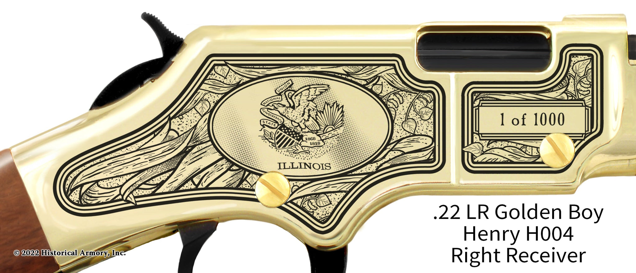 Illinois State Agricultural Heritage Engraved Rifle – Historical Armory