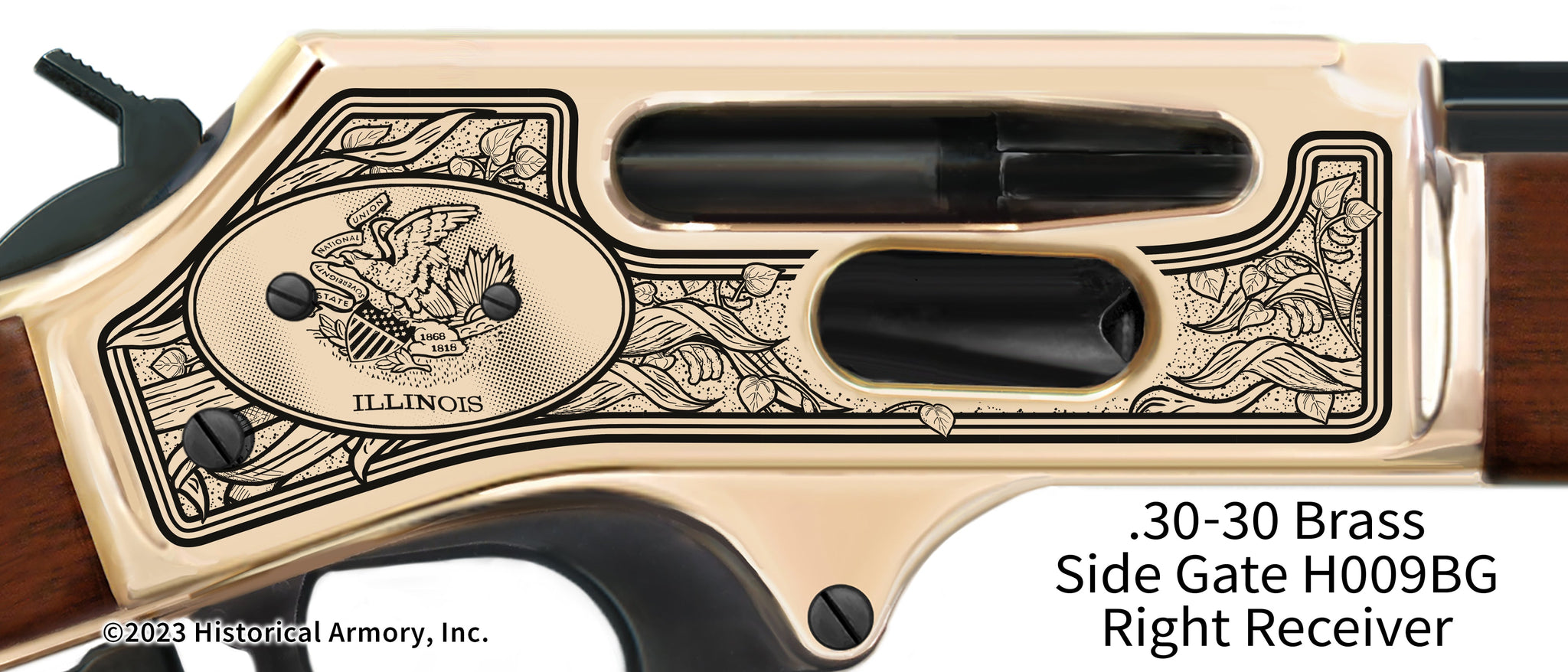 Illinois State Agricultural Heritage Engraved Rifle – Historical Armory