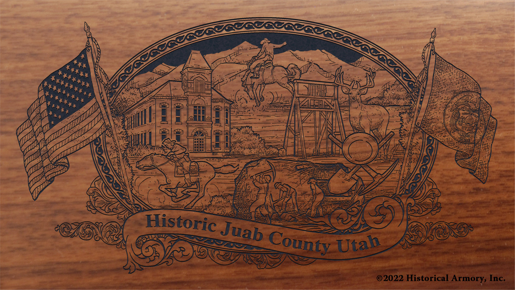 Juab County Utah Engraved Rifle – Historical Armory