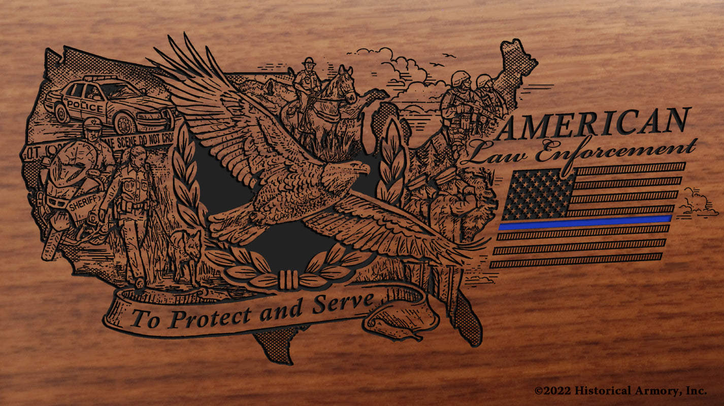 American Law Enforcement Limited Edition Engraved Rifle – Historical Armory