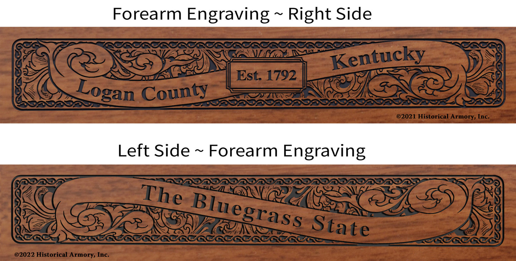 Logan County Kentucky Engraved Rifle – Historical Armory
