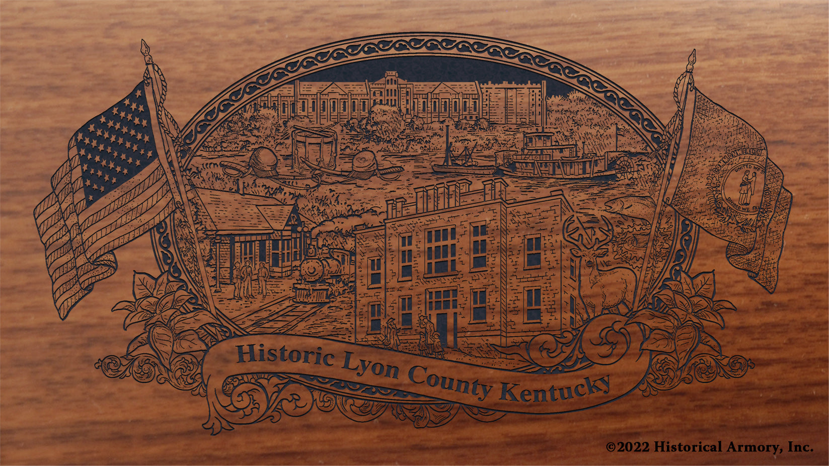 Lyon County Kentucky Engraved Rifle – Historical Armory