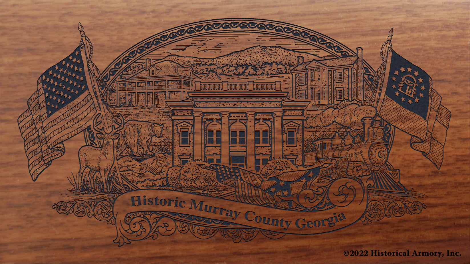 Murray County Georgia Engraved Rifle – Historical Armory