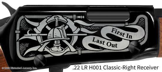 Thin Red Line Firefighter Engraved Rifle – Historical Armory