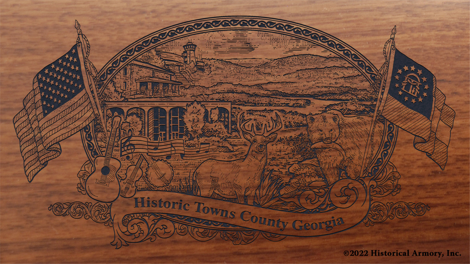 Towns County Georgia Engraved Rifle – Historical Armory