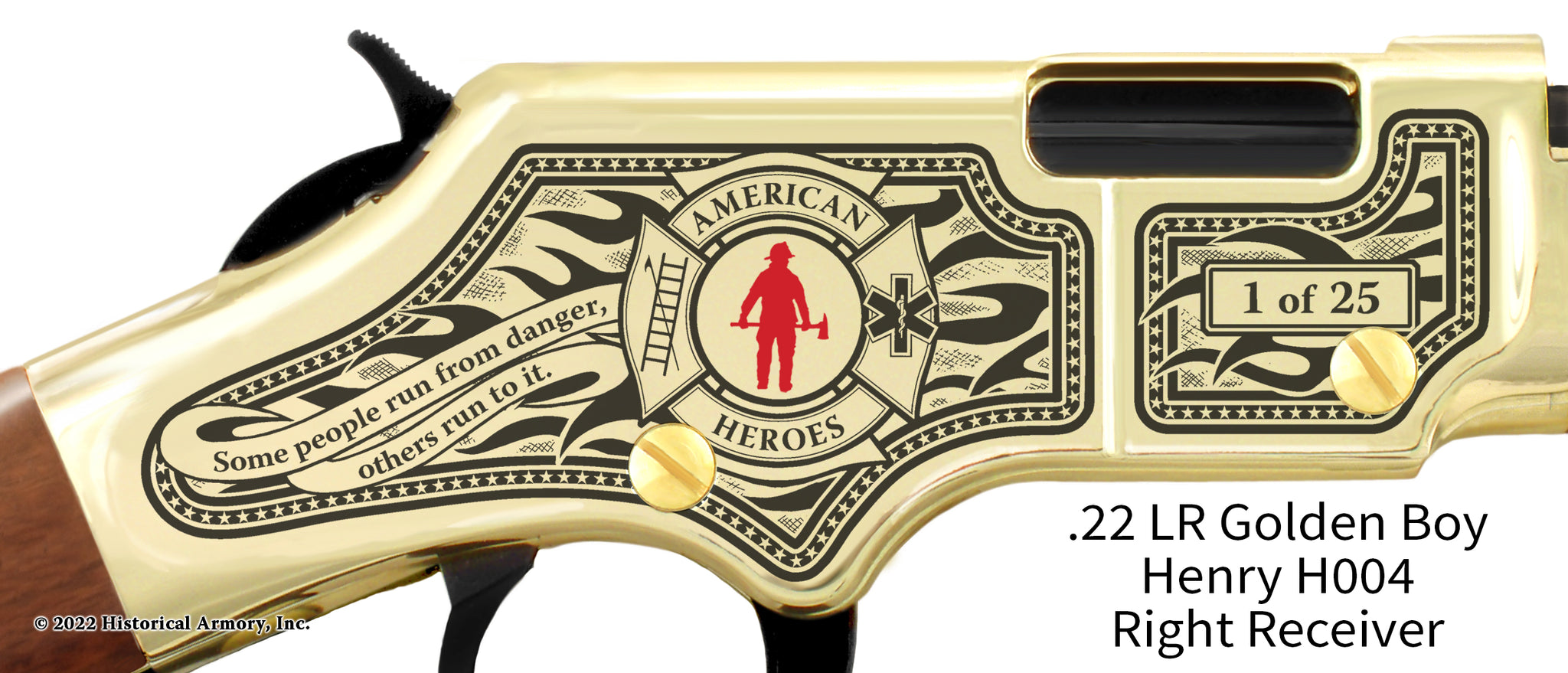 Volunteer Firefighter Engraved Rifle – Historical Armory