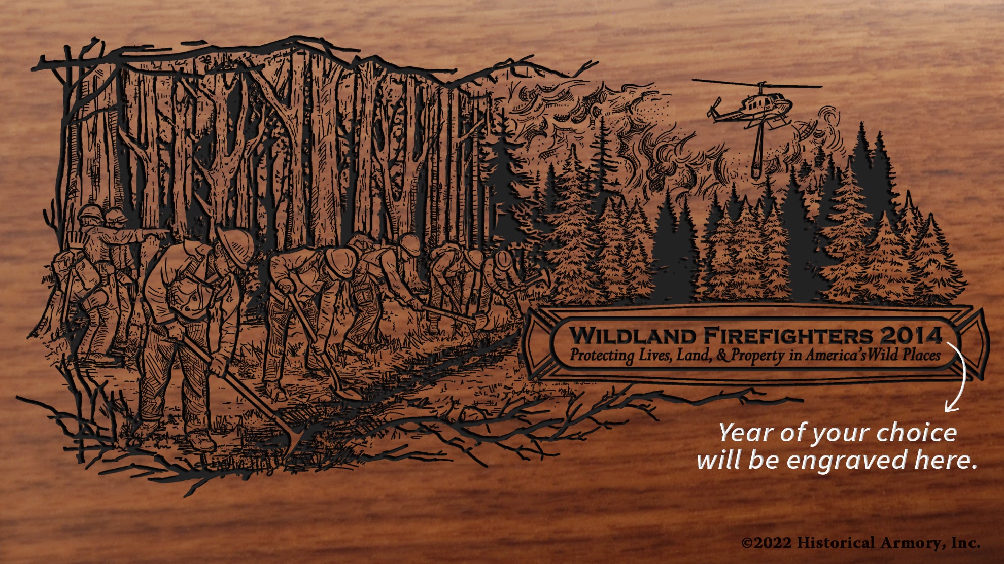 Wildland Firefighter Engraved Rifle – Historical Armory